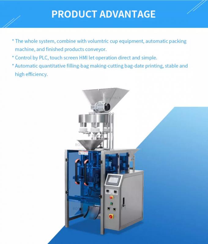 Automatic Solid Granule Packing Machine With PLC Control System